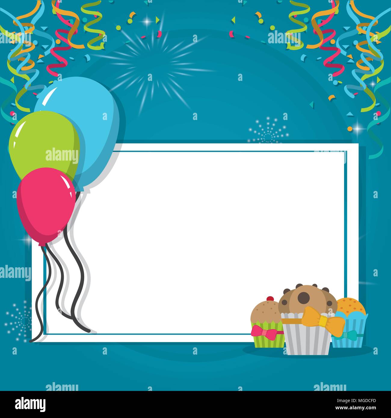Birthday celebration elements Stock Vector Image & Art - Alamy