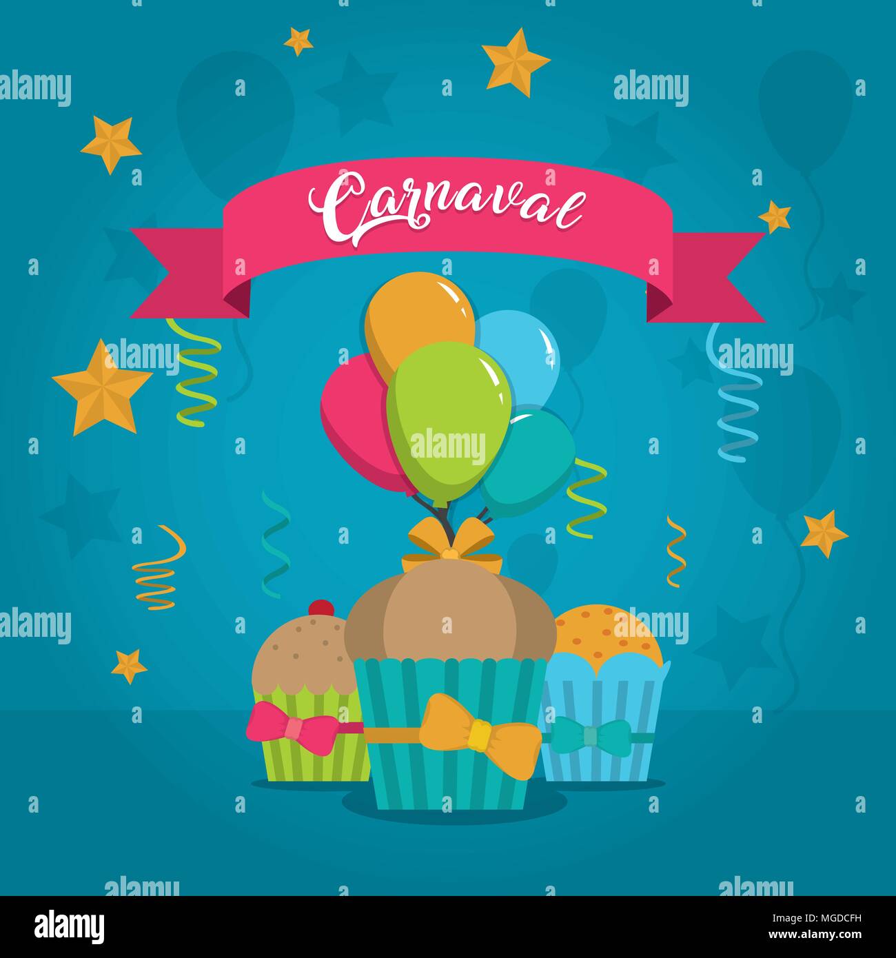 Happy carnaval card Stock Vector Image & Art - Alamy