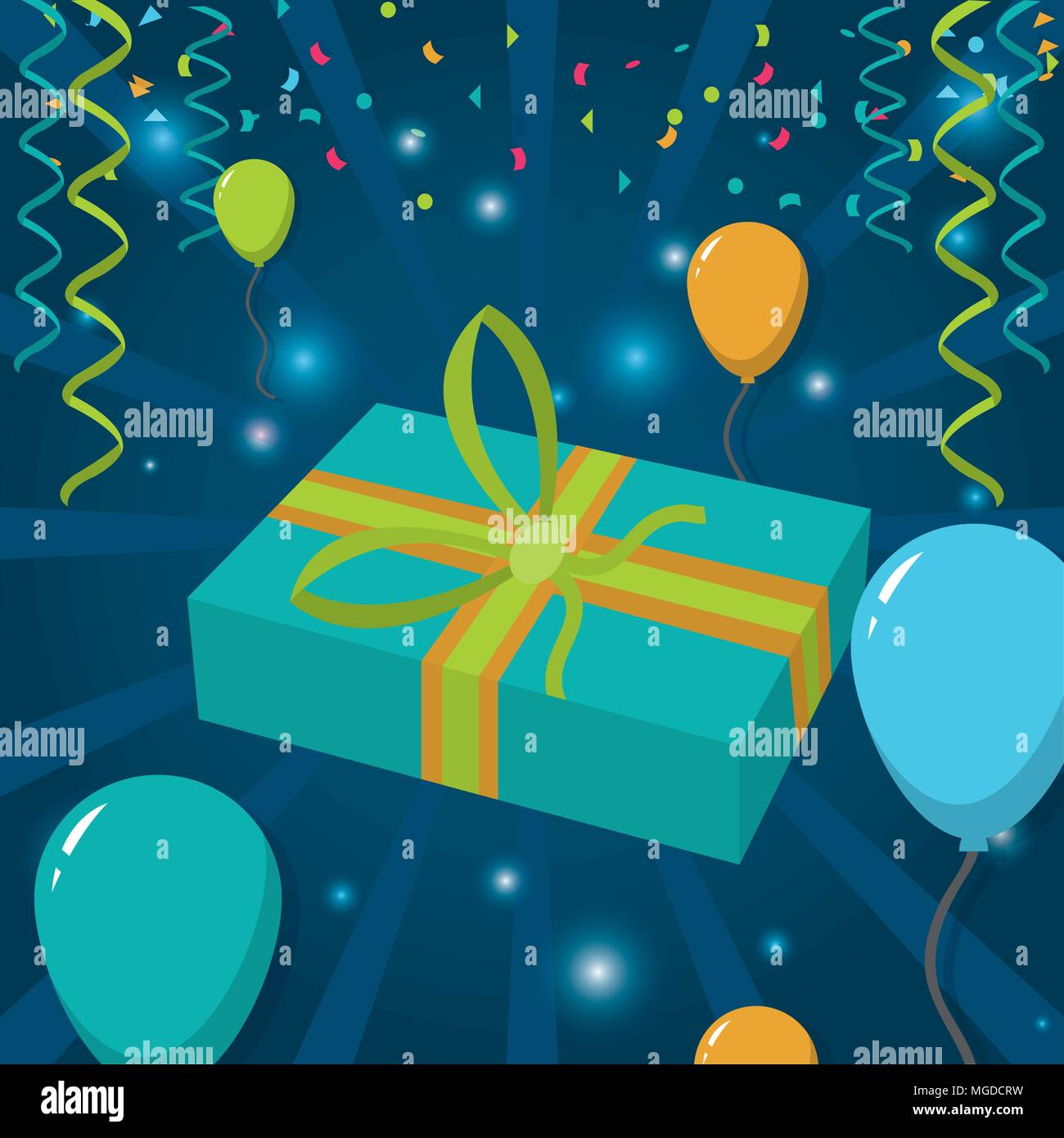 Birthday celebration elements Stock Vector Image & Art - Alamy