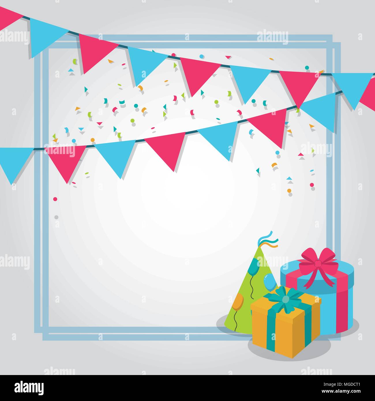 Birthday celebration elements Stock Vector Image & Art - Alamy