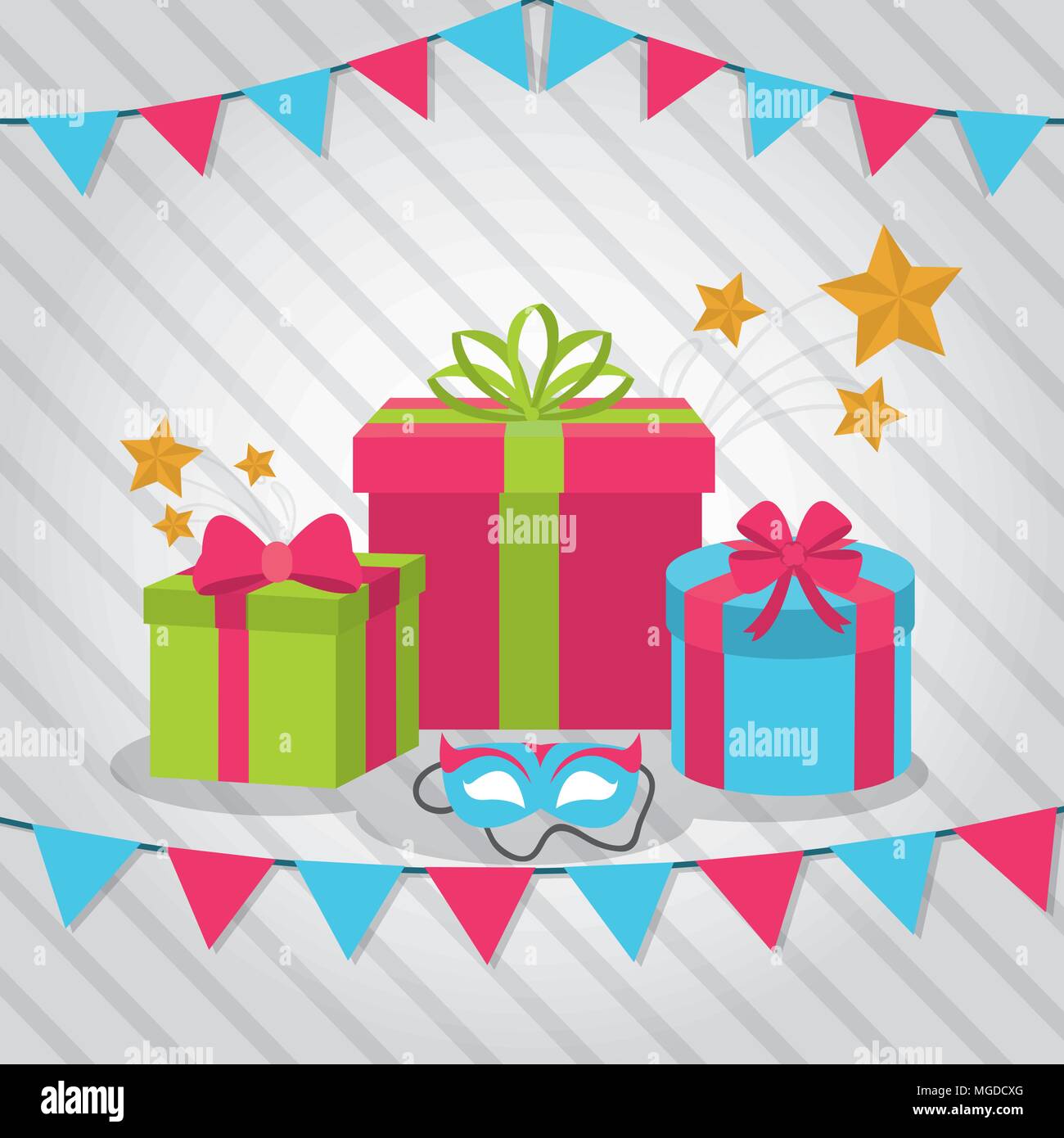 Birthday celebration elements Stock Vector Image & Art - Alamy