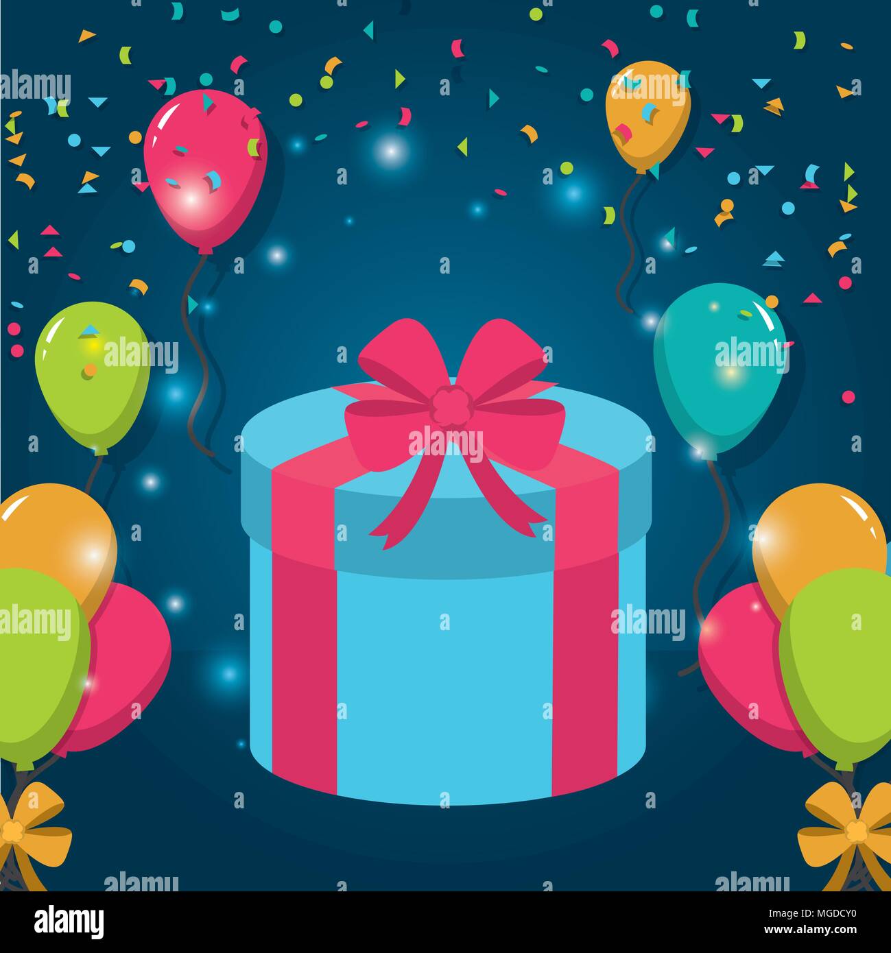 Birthday celebration elements Stock Vector Image & Art - Alamy