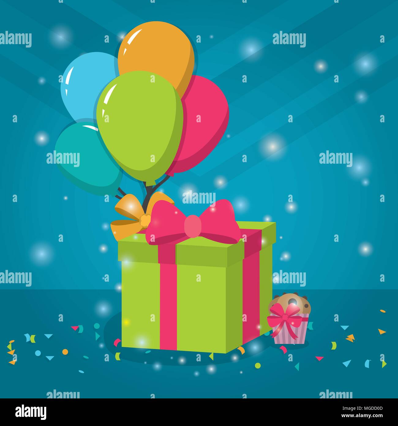 Birthday celebration elements Stock Vector Image & Art - Alamy