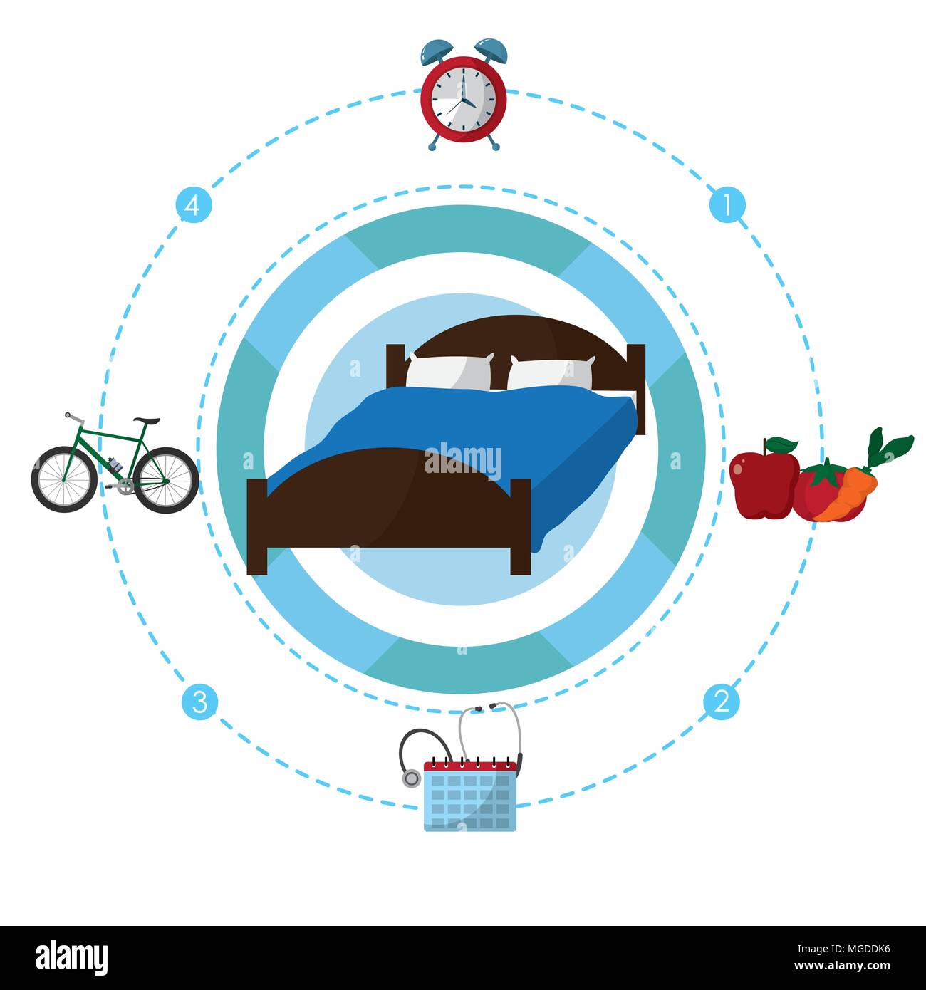 Time sleep icons collection hi-res stock photography and images - Alamy