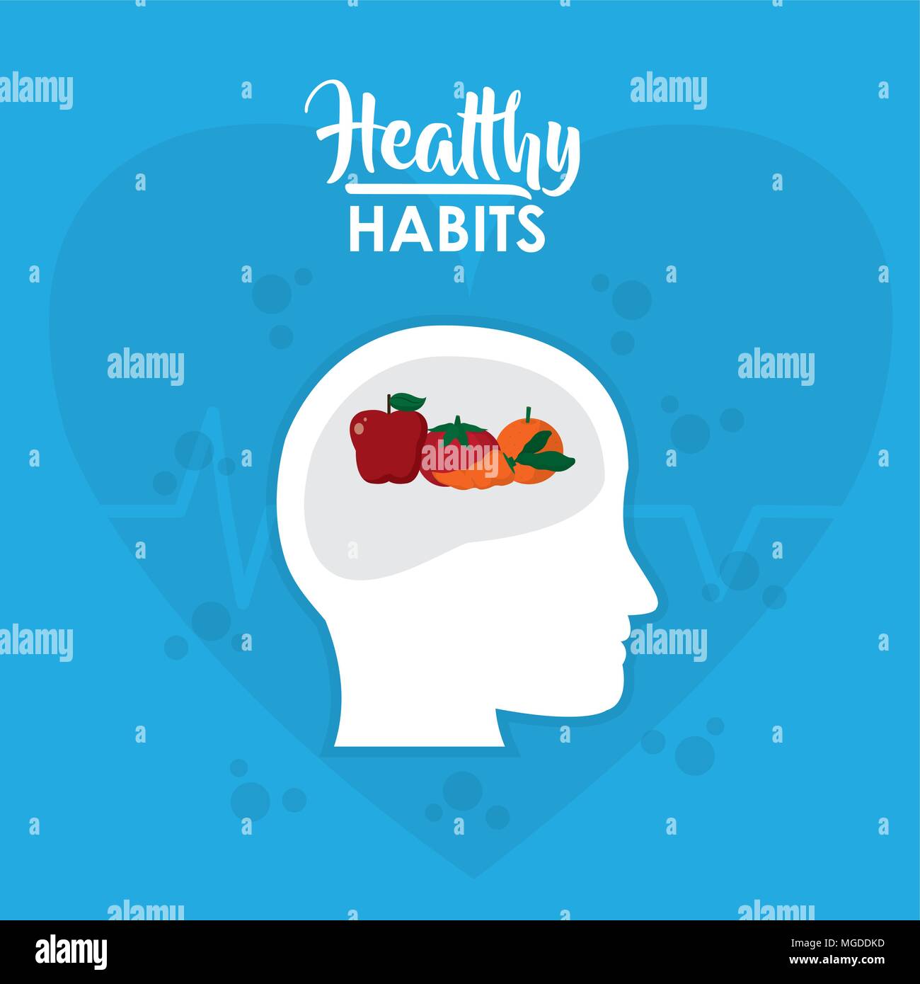 Healthy Habits Lifestyle Concept Stock Vector Image And Art Alamy