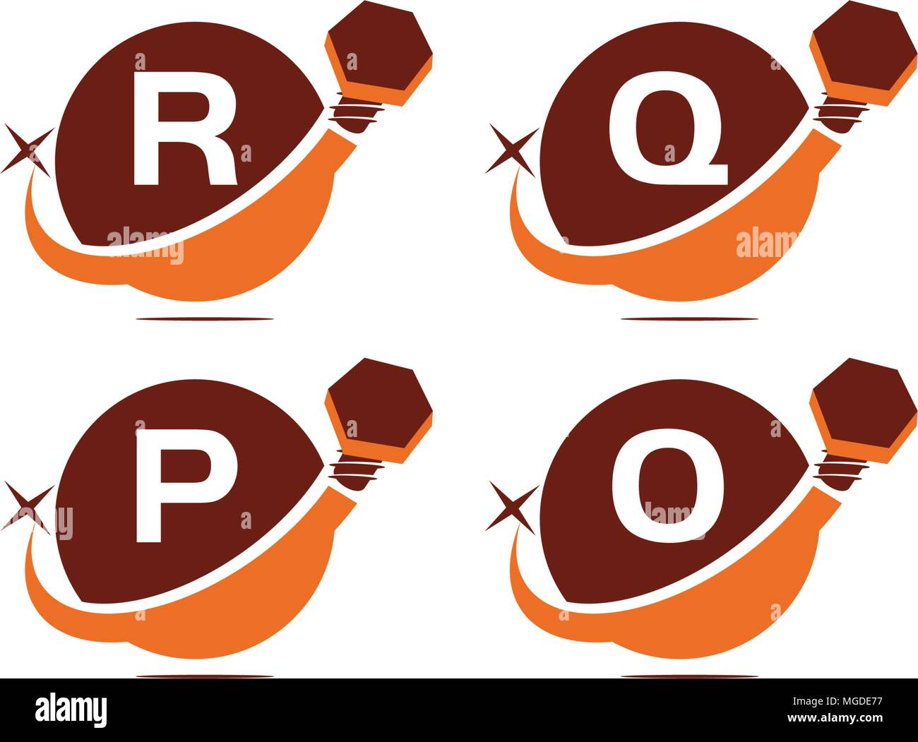 Vector Template Sign Set Stock Vector Image & Art - Alamy