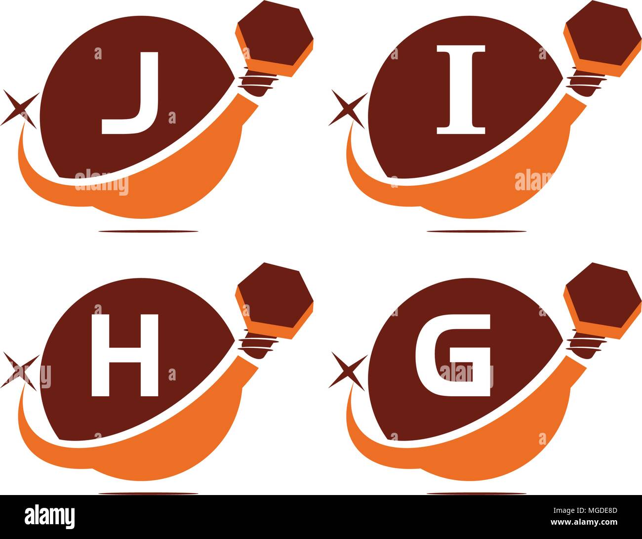 Vector Template Sign Set Stock Vector Image & Art - Alamy