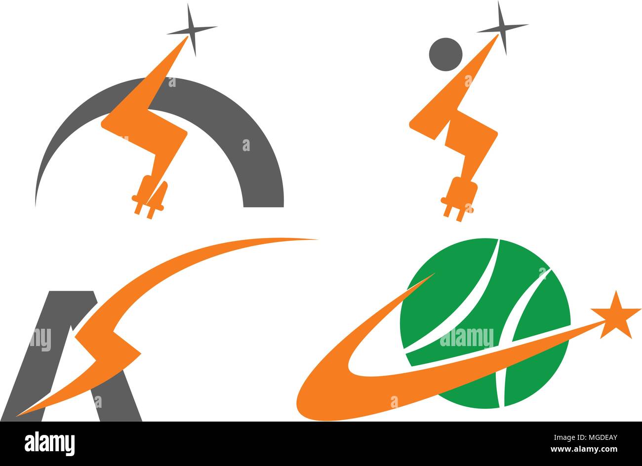 Vector Template Sign Set Stock Vector Image & Art - Alamy