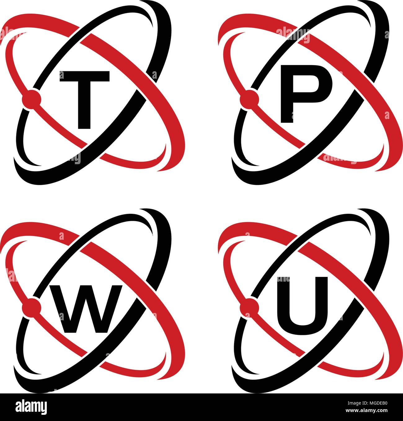 Vector Template Sign Set Stock Vector Image & Art - Alamy