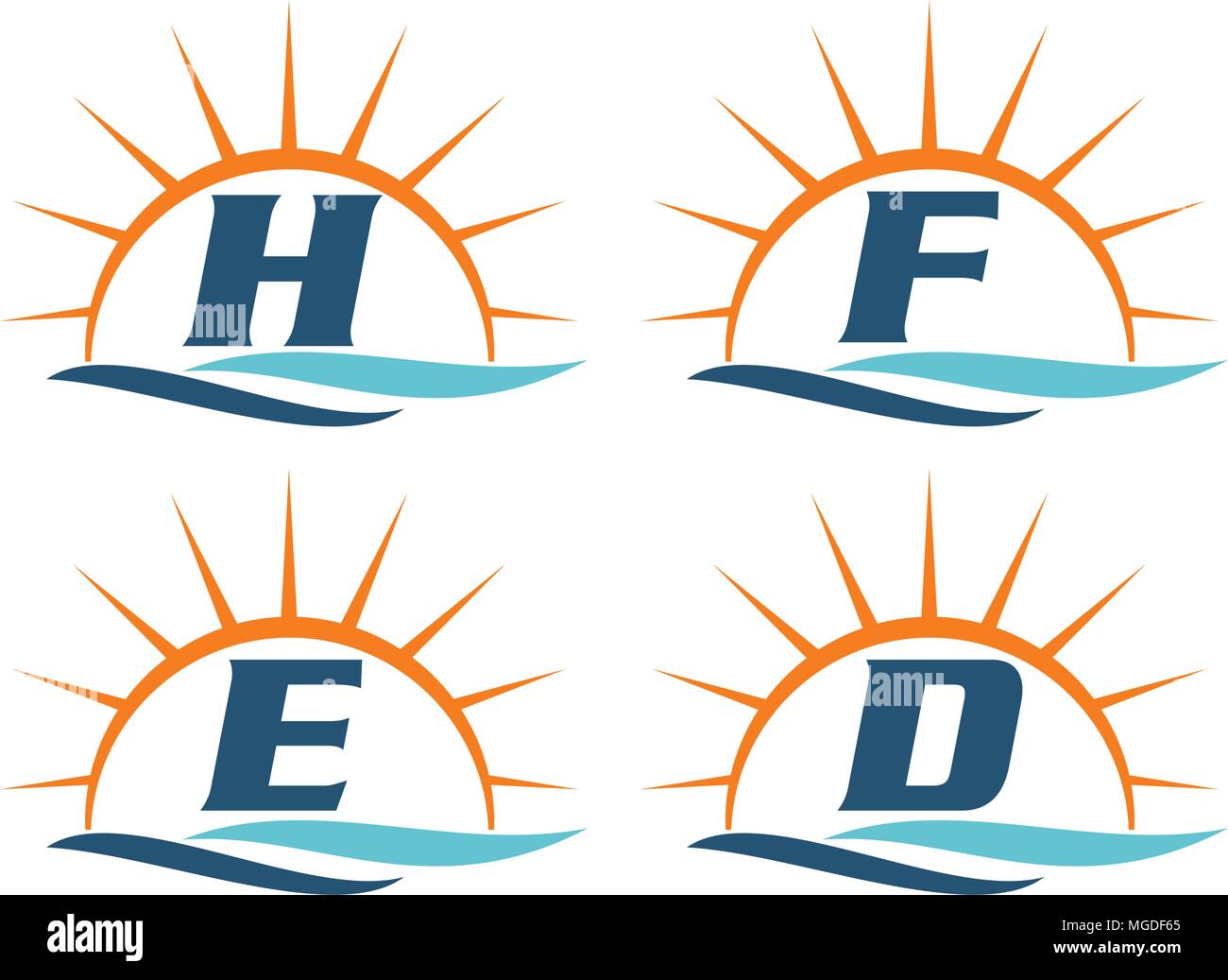 Vector Template Sign Set Stock Vector Image & Art - Alamy