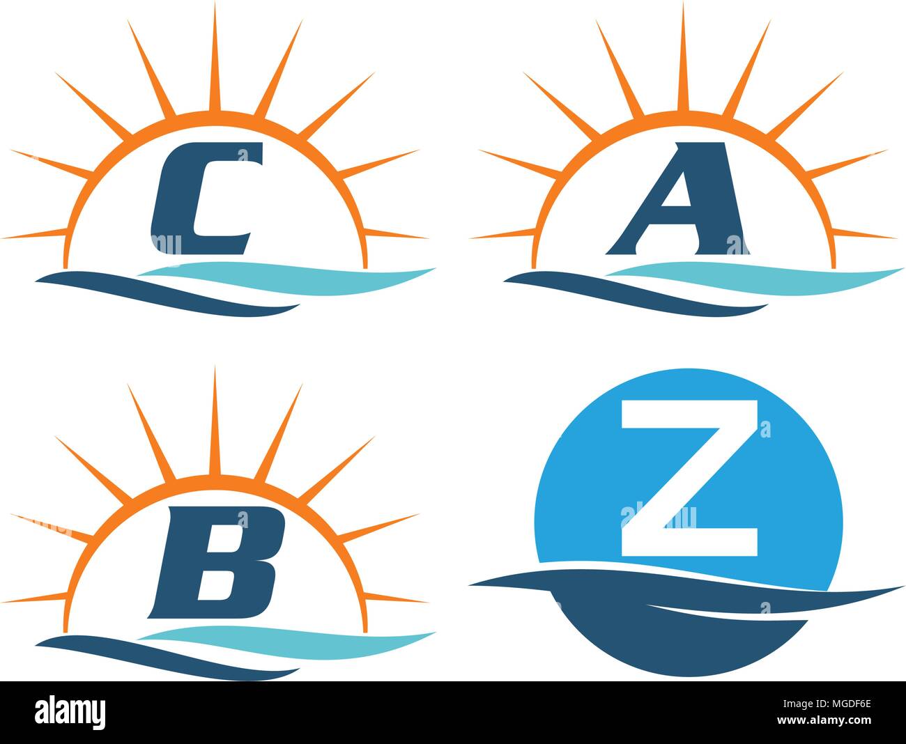 Vector Template Sign Set Stock Vector Image & Art - Alamy