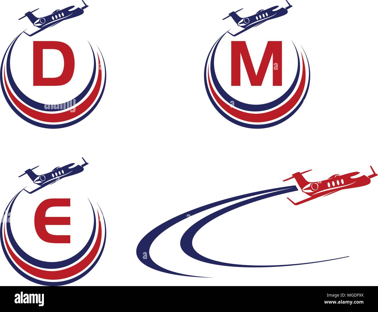 Vector Template Sign Set Stock Vector Image & Art - Alamy