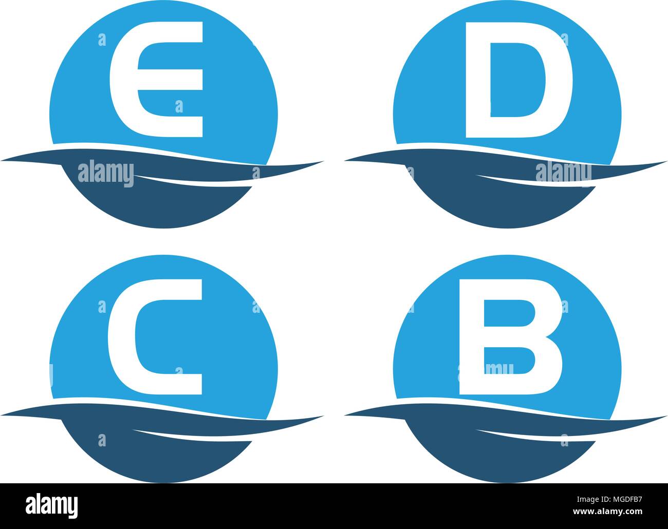 Vector Template Sign Set Stock Vector Image & Art - Alamy