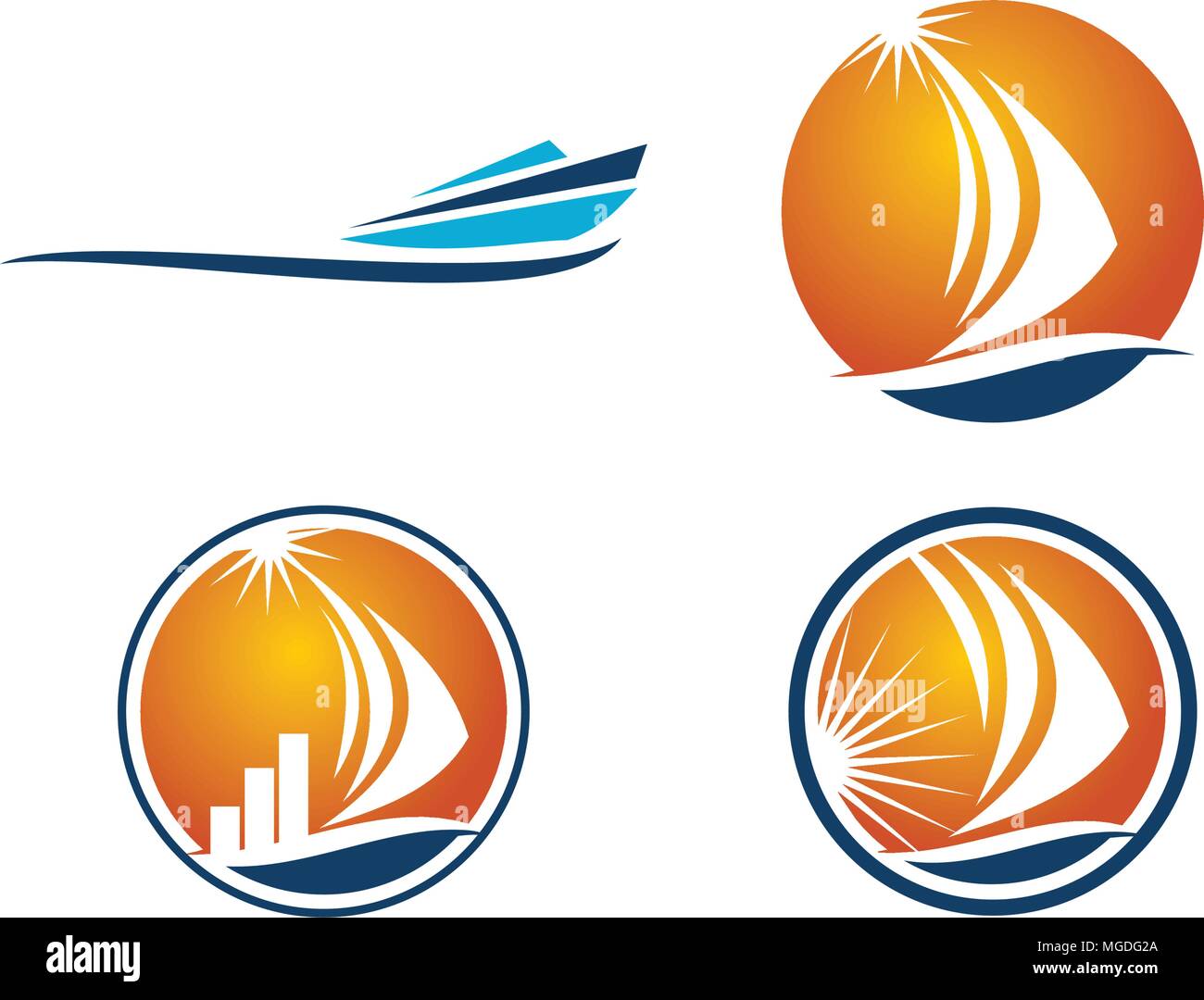 Ship Success Solution Set Stock Vector Image & Art - Alamy