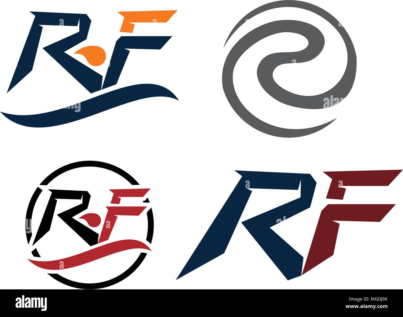 Logotype Modern Template Set Stock Vector Image & Art - Alamy