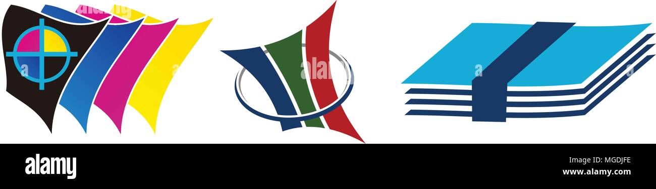 Paper bundle Template Set Stock Vector Image & Art - Alamy