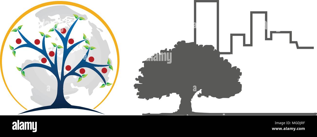 Tree of Life Healing Center Set Stock Vector Image & Art - Alamy