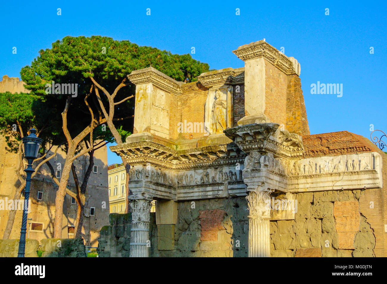 The Colonnacce, Forum of Nerva, Rome, Italy Stock Photo - Alamy