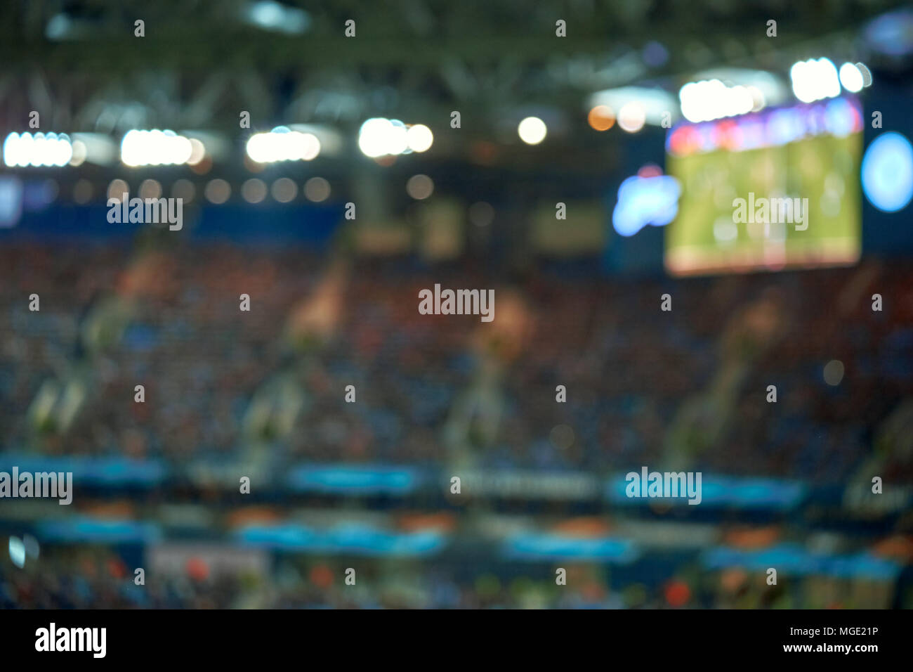 Stadium lights blurred hi-res stock photography and images - Alamy