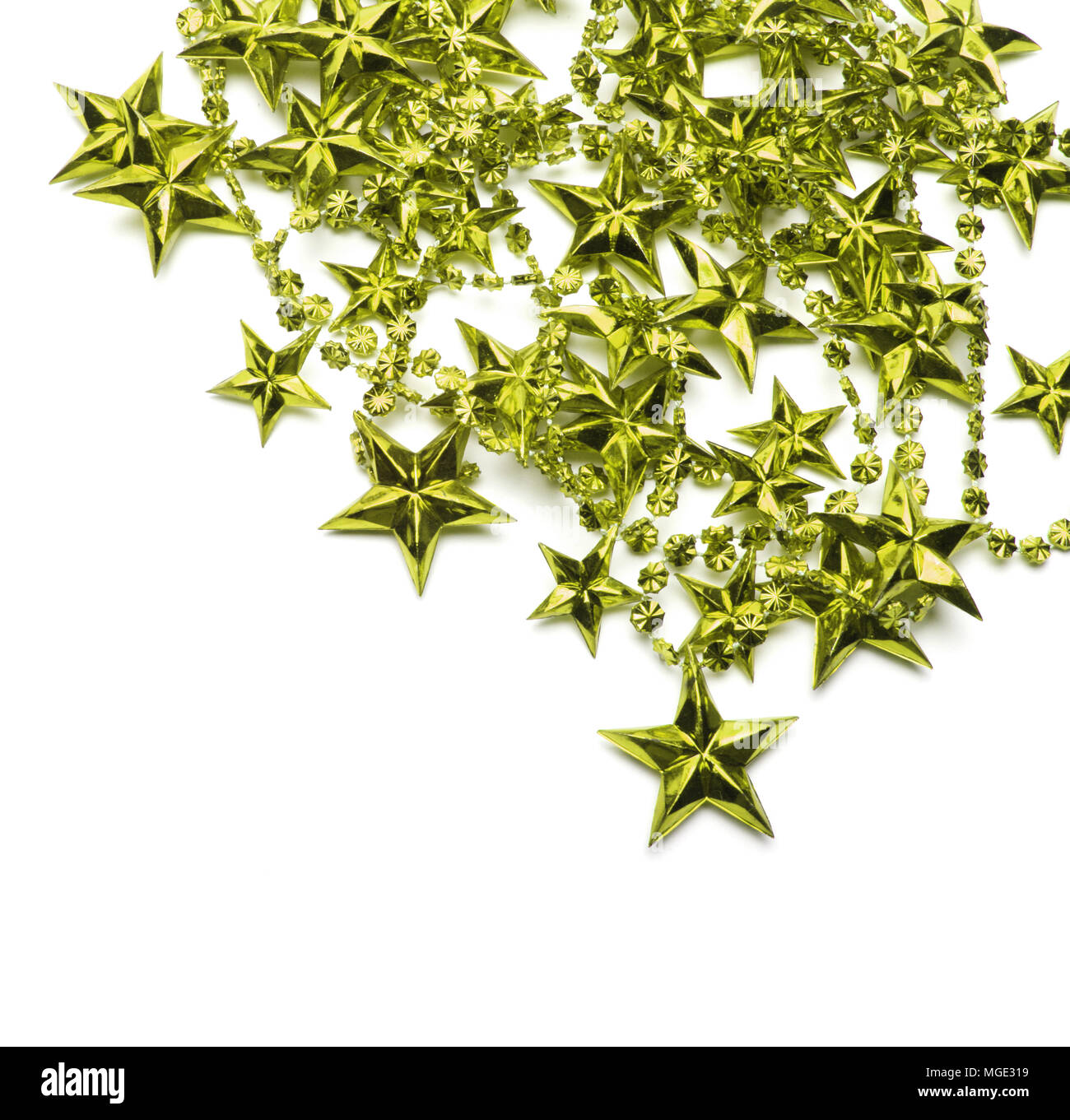 background with green stars Stock Photo - Alamy