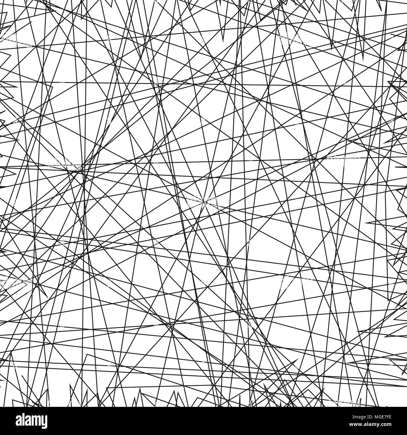 Asymmetrical Texture With Random Chaotic Lines Abstract Geometric