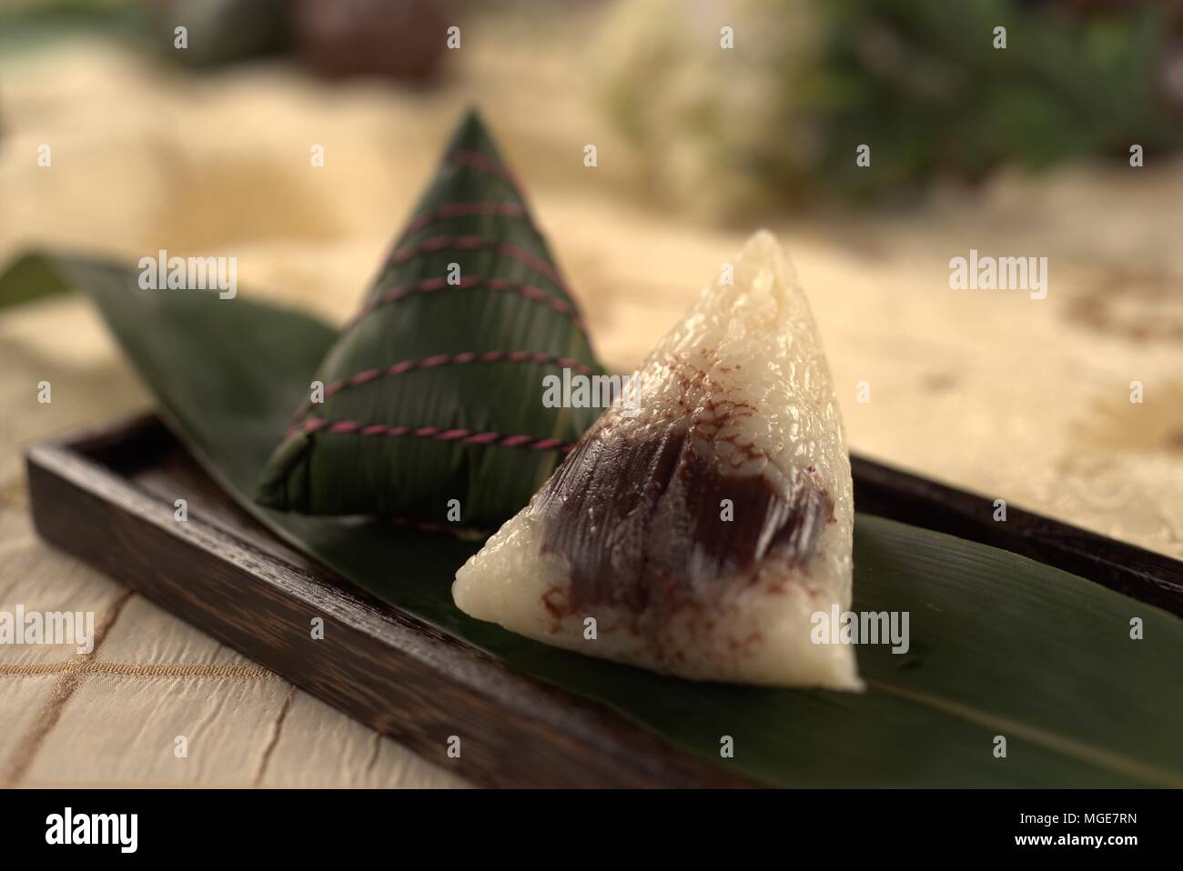 Chinese rice dumpling red bean hi-res stock photography and images - Alamy