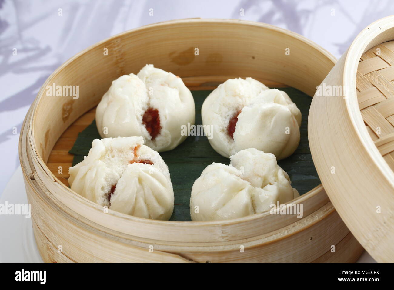 BBQ steam bun Stock Photo - Alamy