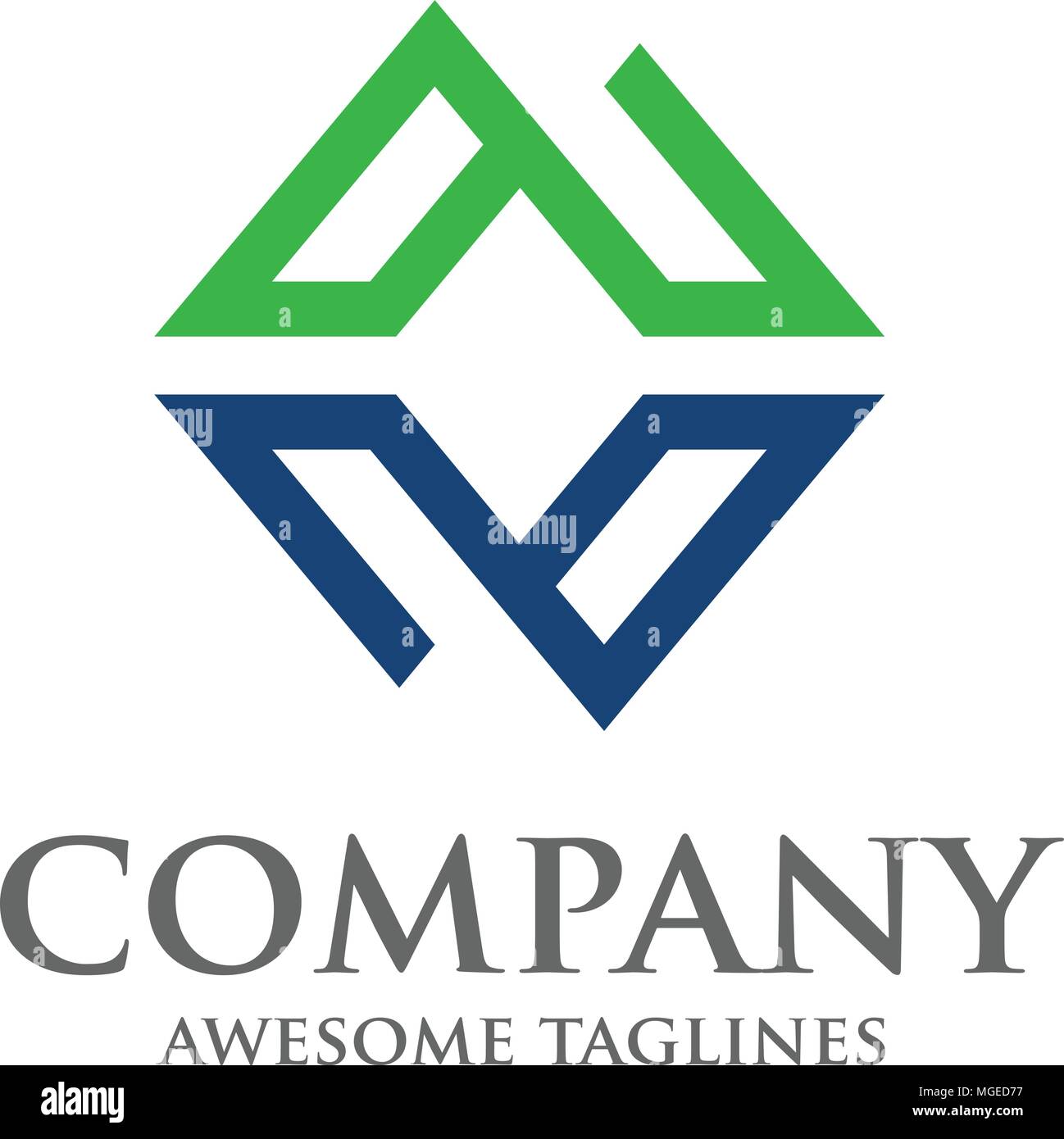 abstract square logo vector, tech square icon Stock Vector Image & Art ...