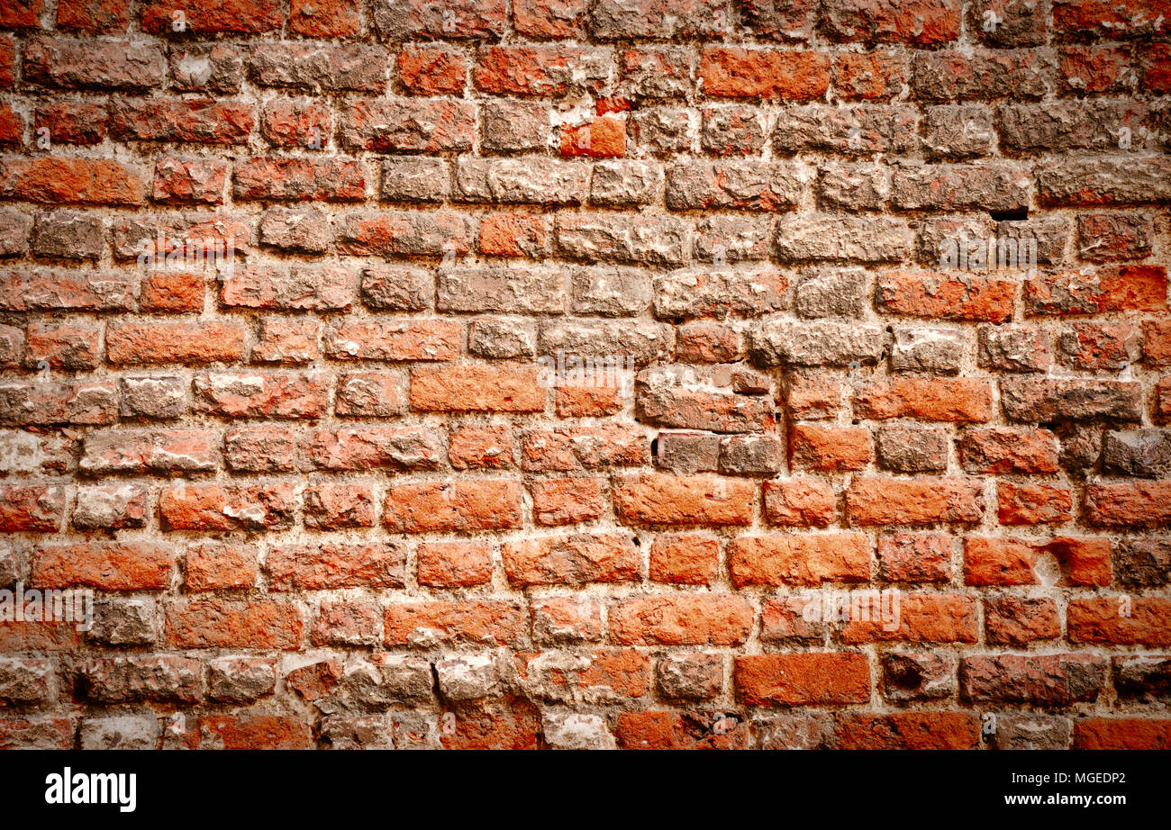close up picture of very old brick wall background Stock Photo - Alamy