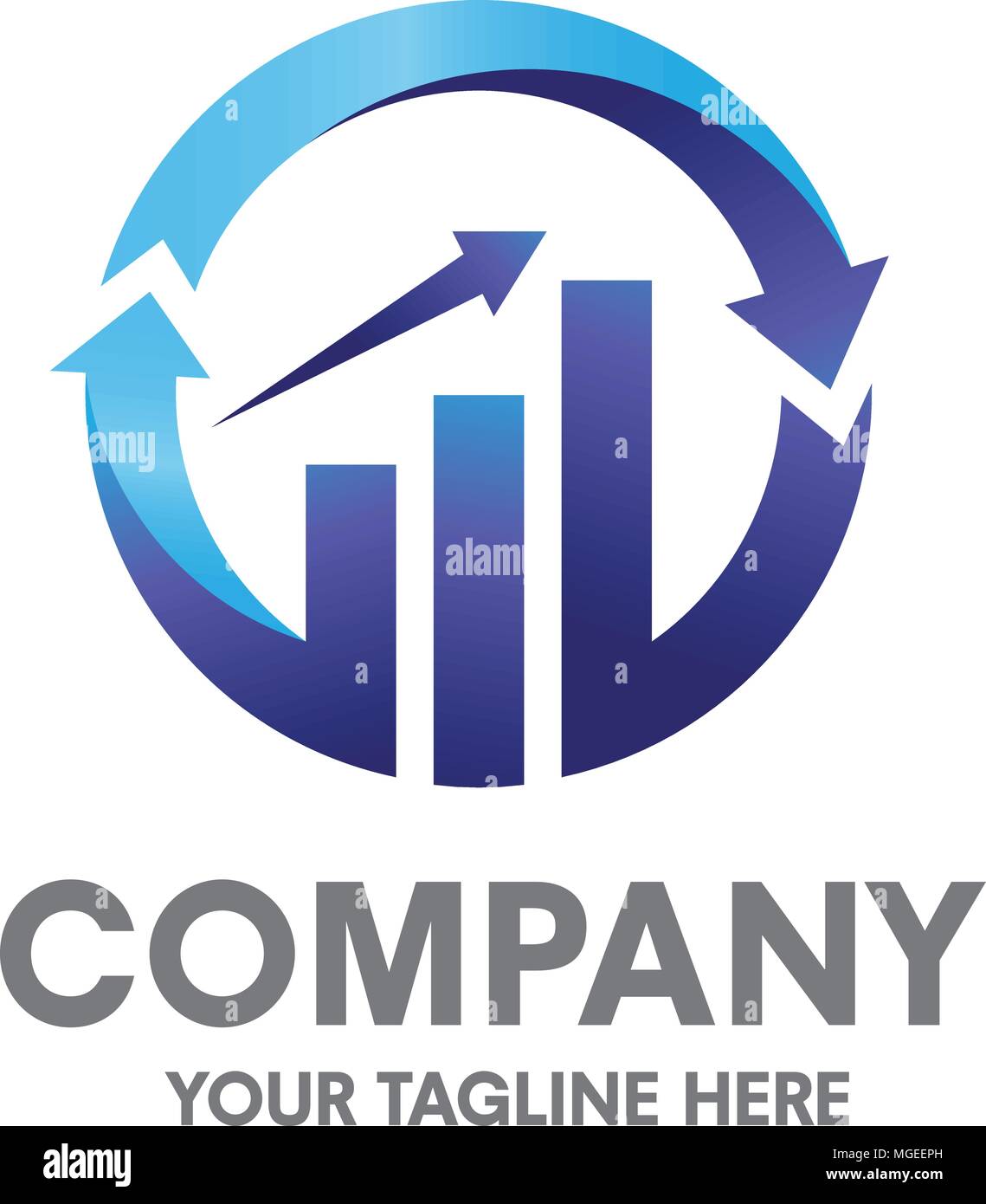 creative business success marketing and finance logo set, best profit ...