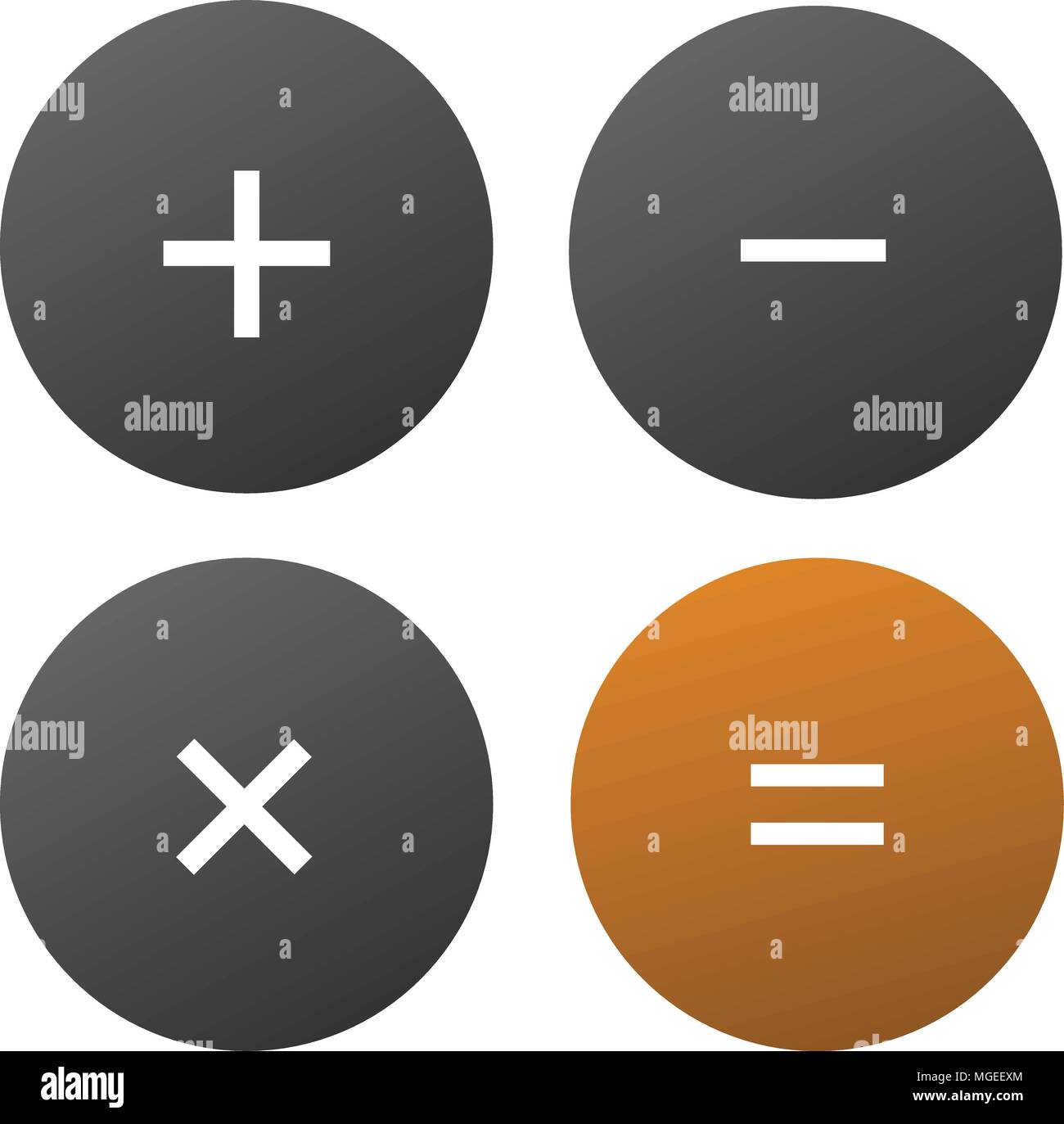 Vector calculator Cut Out Stock Images & Pictures - Alamy