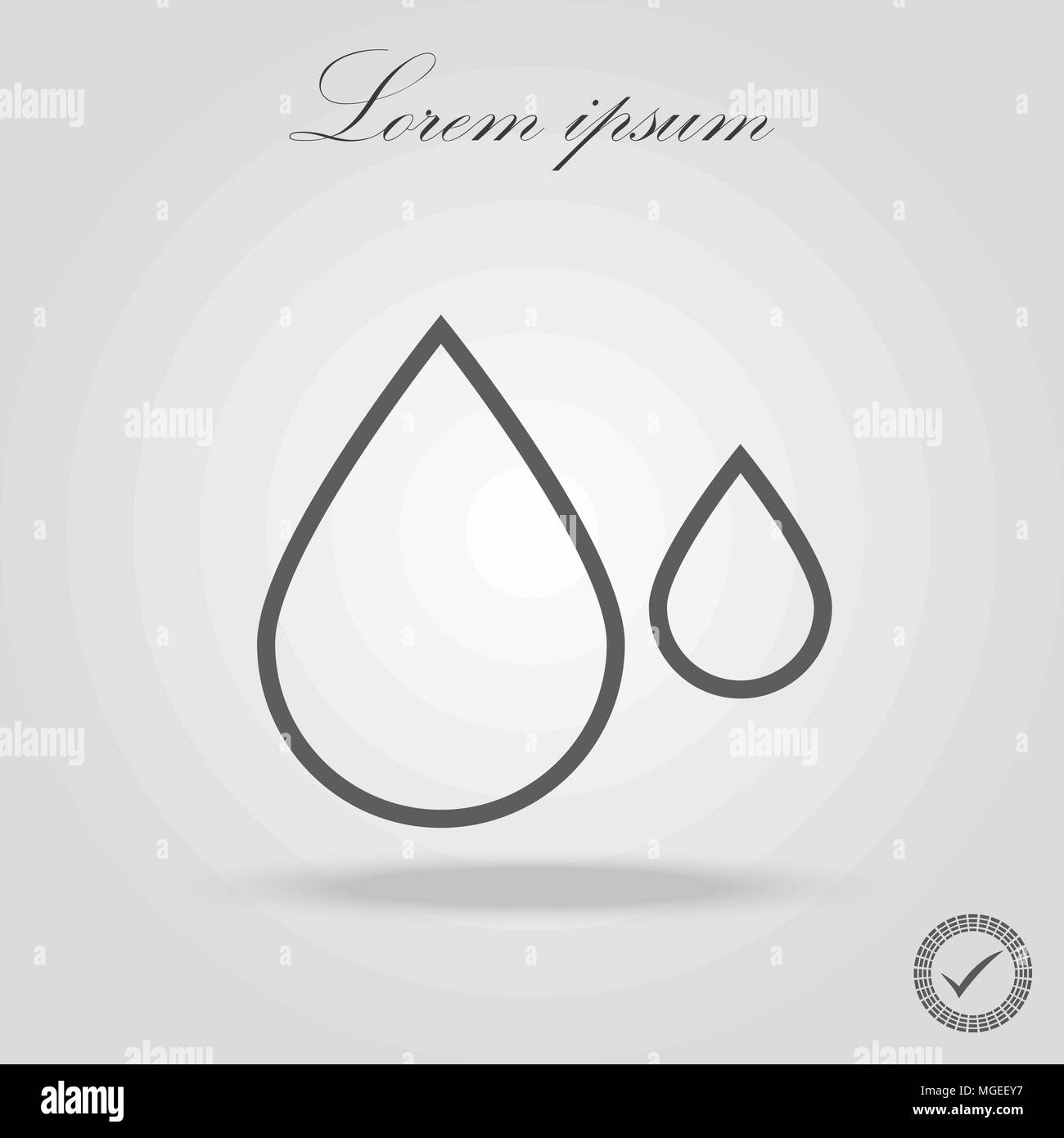 rainfall icon symbol for your web design, logo, UI. Vector illustration ...
