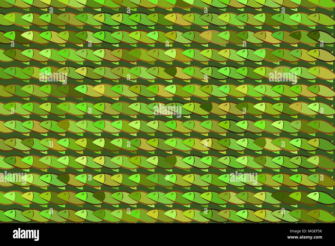Abstract fish illustrations background pattern. Vector graphic Stock ...