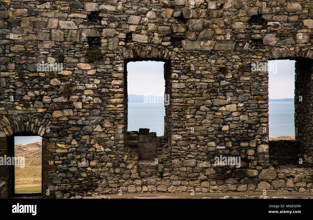 Beautiful estuary scenes from the North of Wales. Sunlight, hills ...