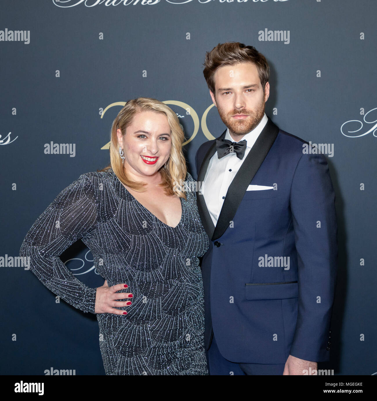 New York, NY, USA - April 25, 2018: Megan Kane and Ben Rappaport attend ...