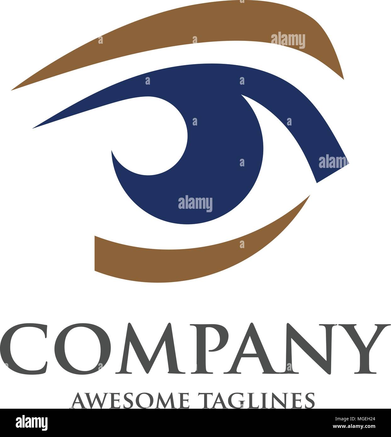 Eye Logo design vector template, Creative Vision Logotype concept Stock ...