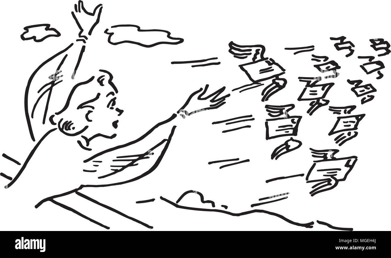 Sending people Stock Vector Images - Alamy