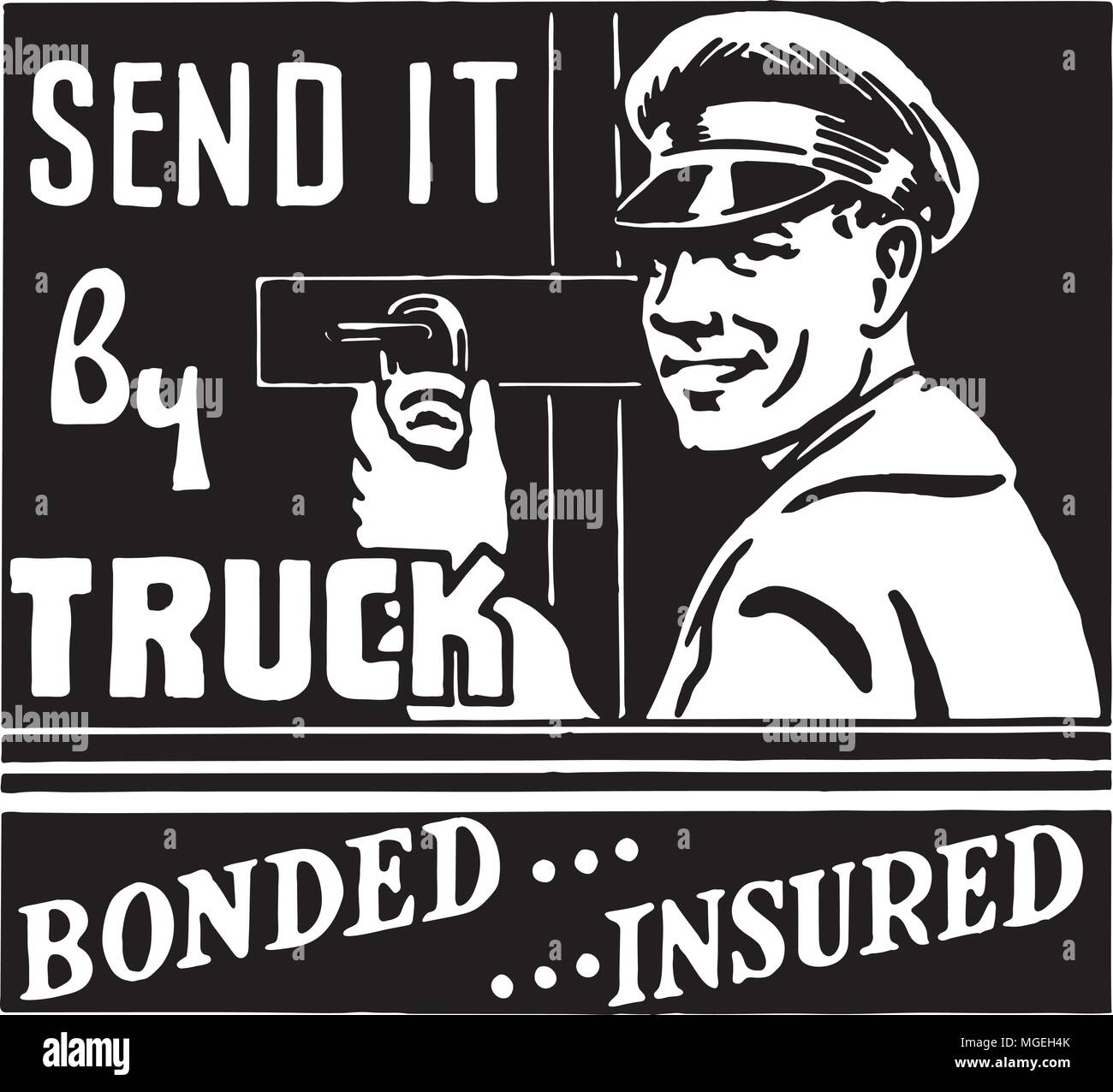 Truck 1950s Stock Vector Images - Alamy