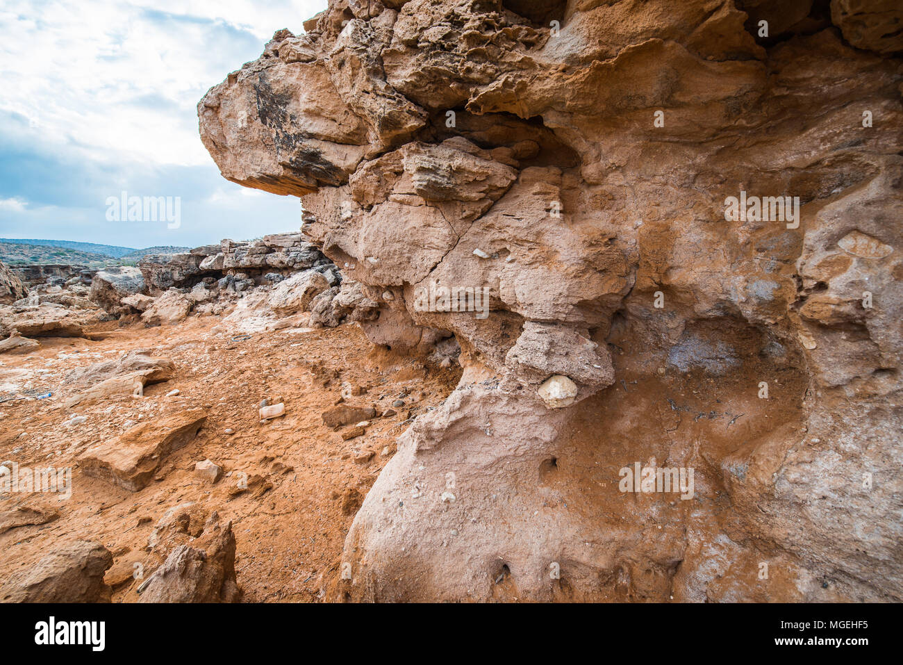 Rock formations on the Socotra Island, Yemen Stock Photo - Alamy