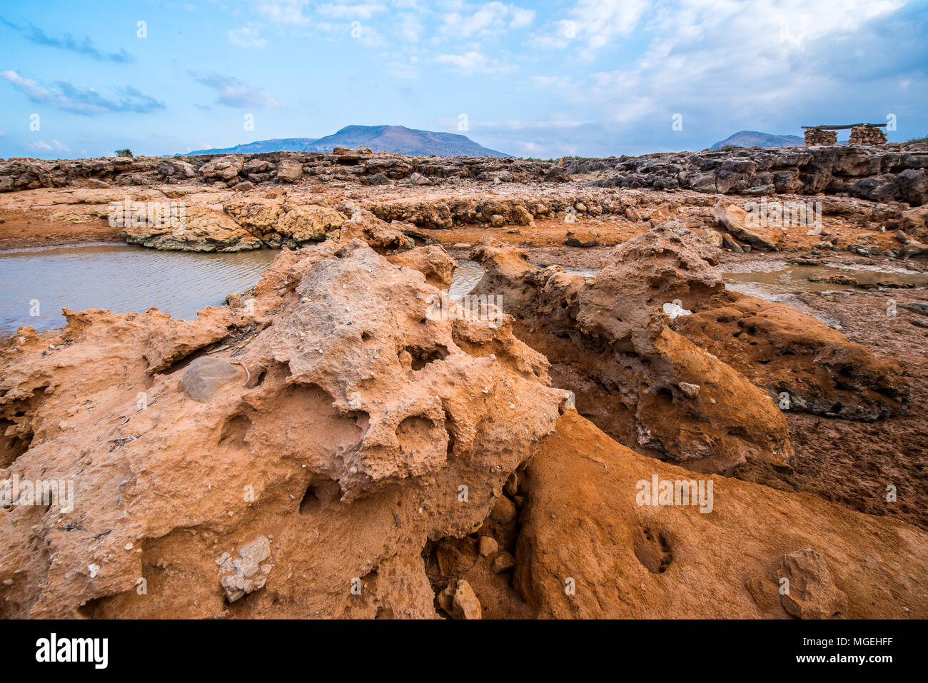 Rock formations on the Socotra Island, Yemen Stock Photo - Alamy