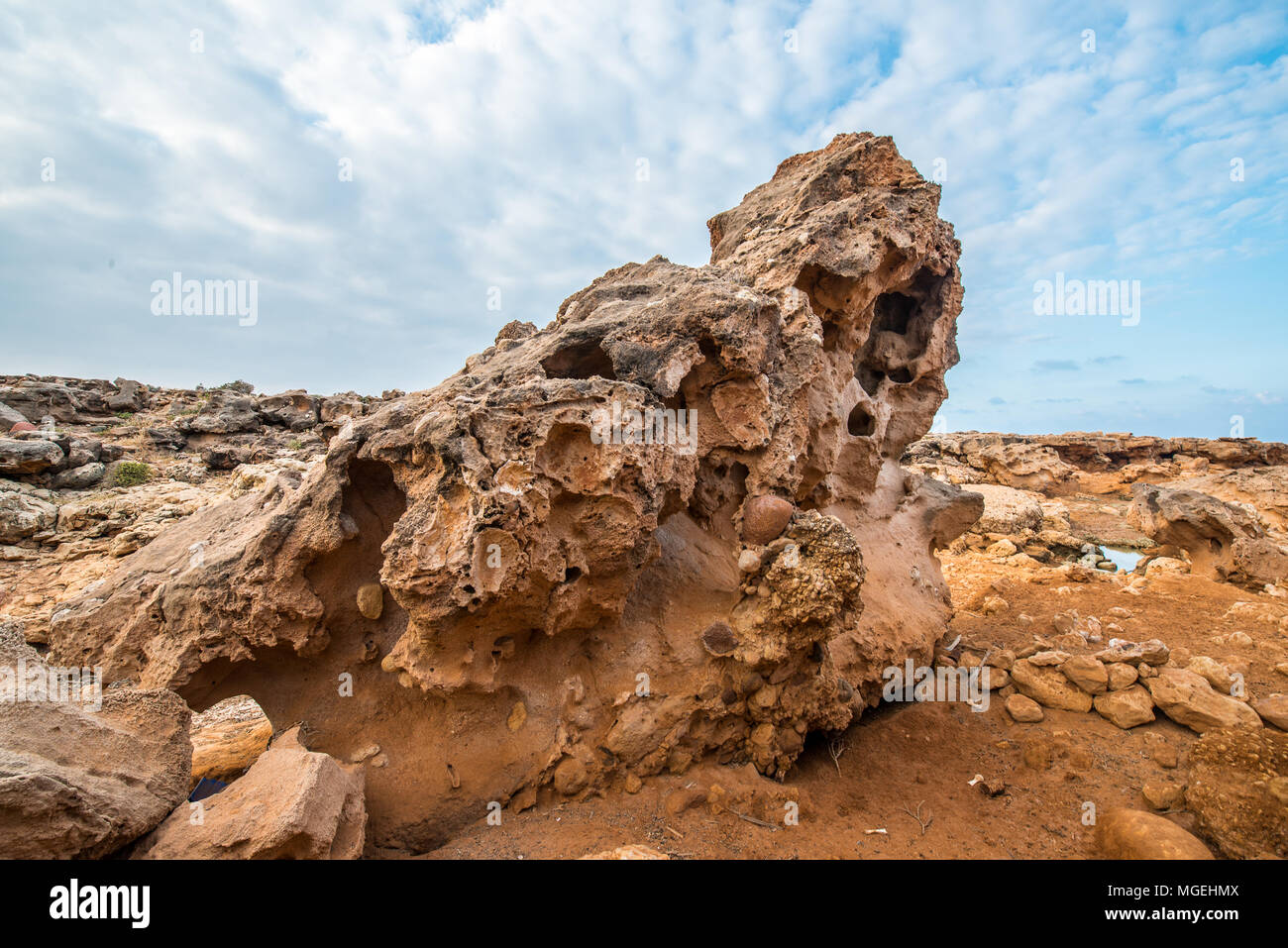Stones, formations of the Socotra Island, Yemen Stock Photo - Alamy
