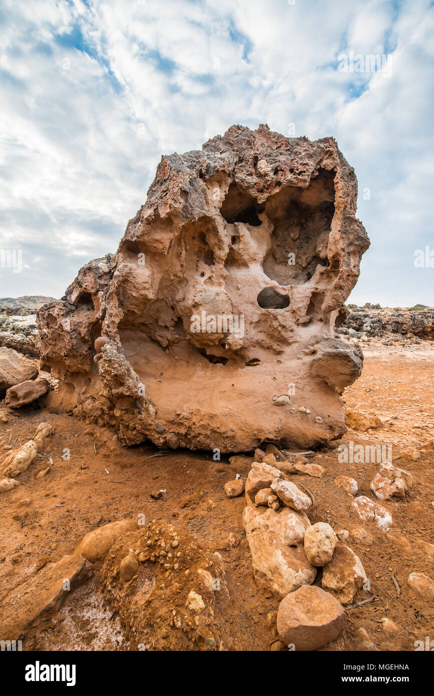 Stones, formations of the Socotra Island, Yemen Stock Photo - Alamy