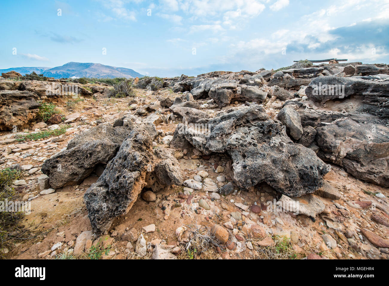 Stones, formations of the Socotra Island, Yemen Stock Photo - Alamy