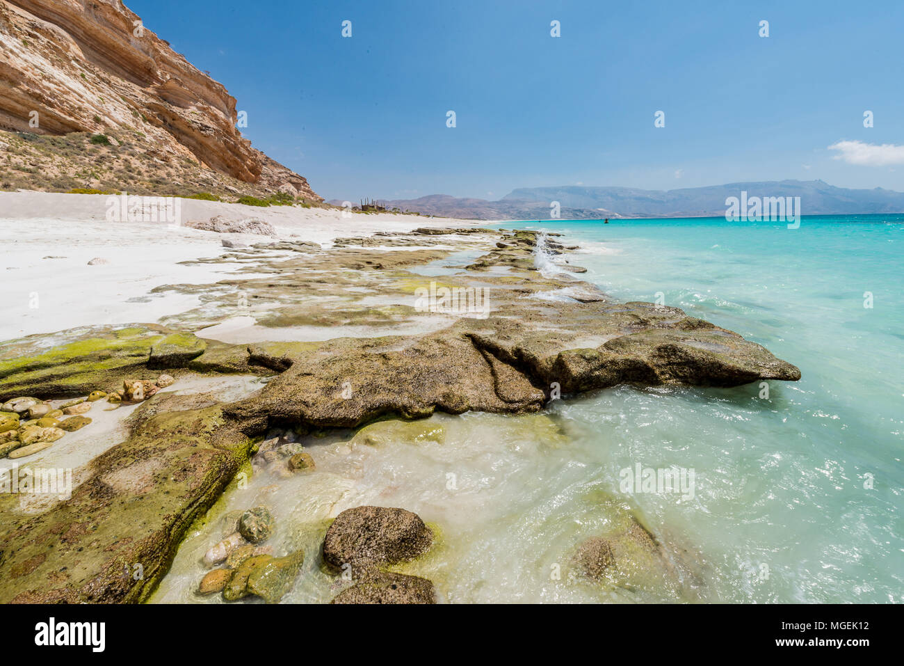 Beautiful nature of the coast of the Indian Ocean Stock Photo - Alamy
