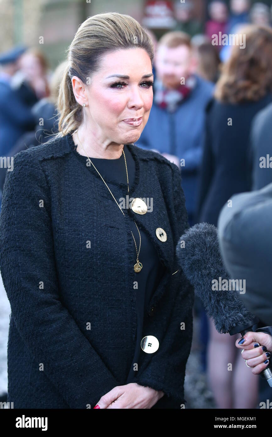 The funeral of Sir Ken Dodd at Liverpool’s Anglican Cathedral Featuring ...