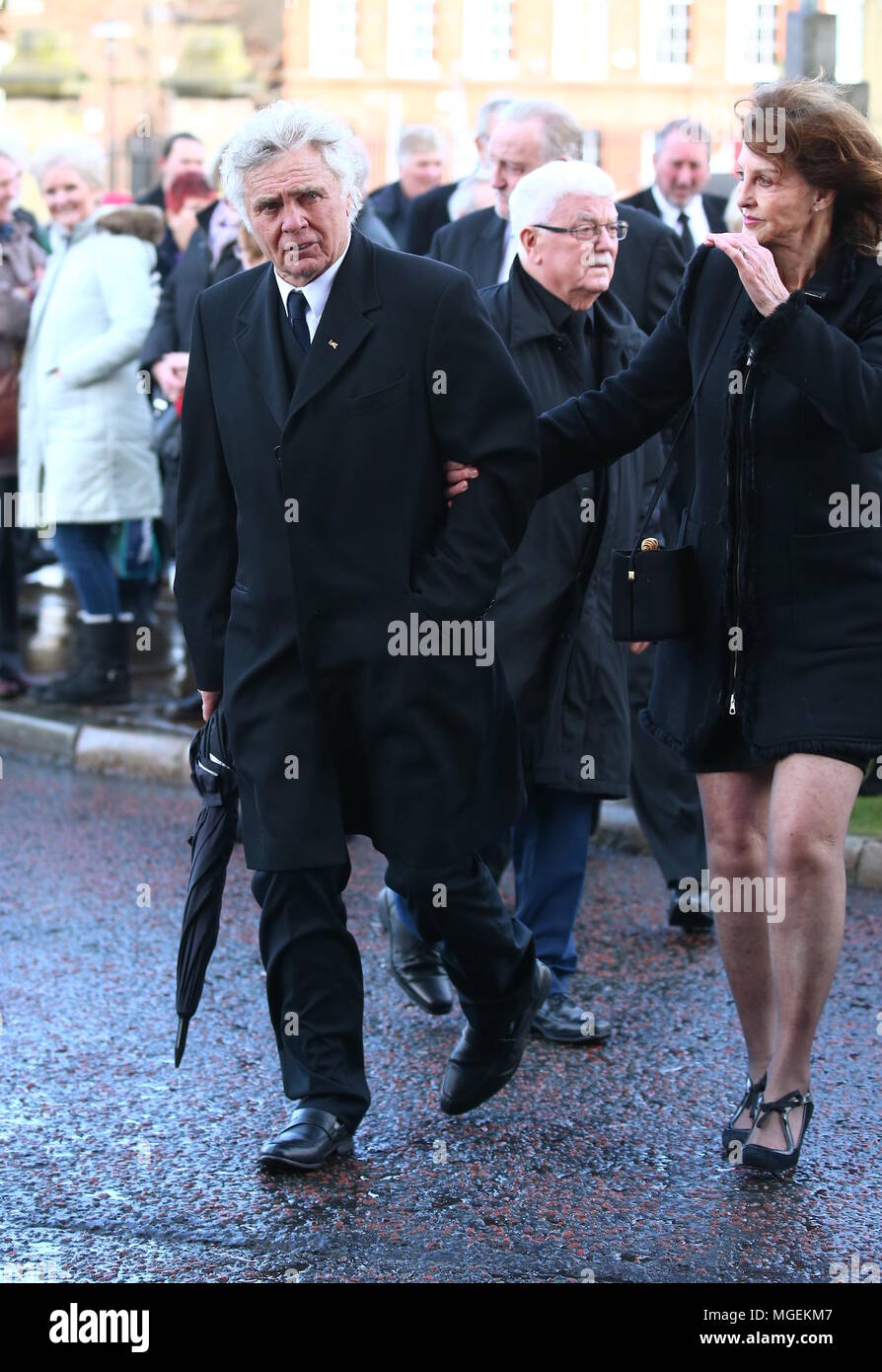 The funeral of Sir Ken Dodd at Liverpool’s Anglican Cathedral Featuring ...