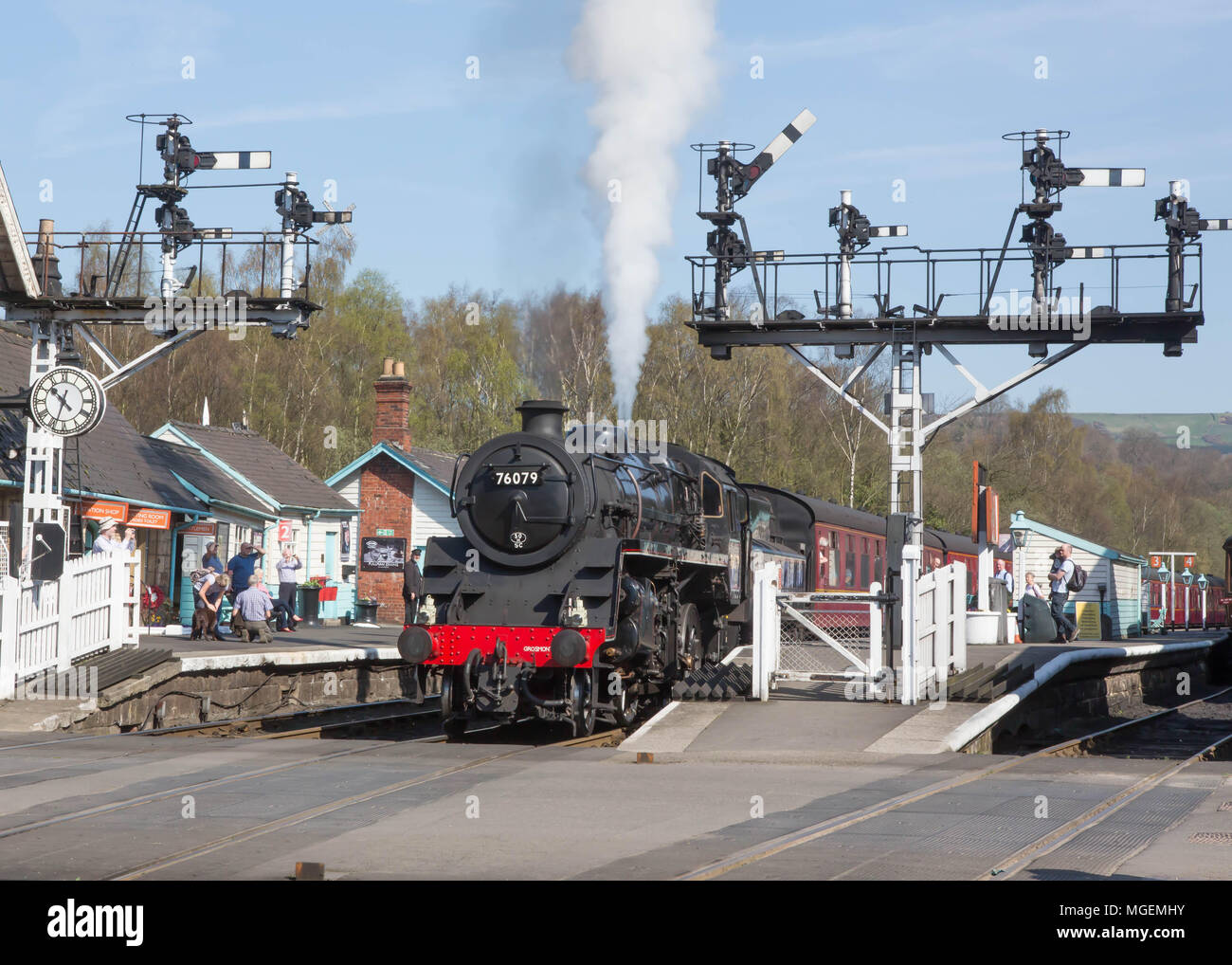 Old british railways steam locomotive hi-res stock photography and ...