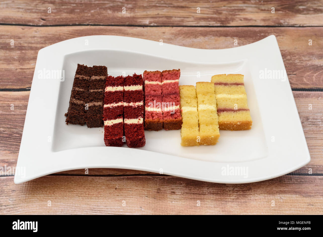 layered Sponge cake Stock Photo - Alamy