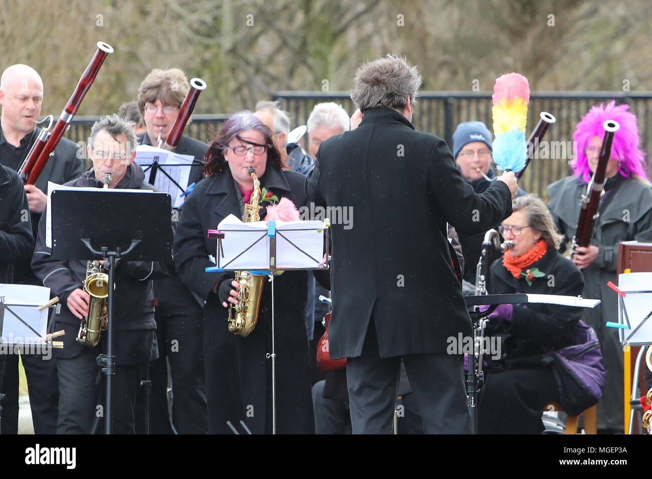 The funeral of Sir Ken Dodd at Liverpool’s Anglican Cathedral Featuring ...