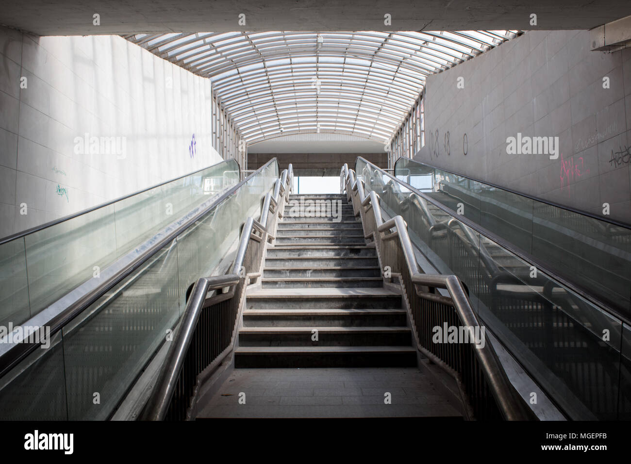 Underground street passage Stock Photo - Alamy